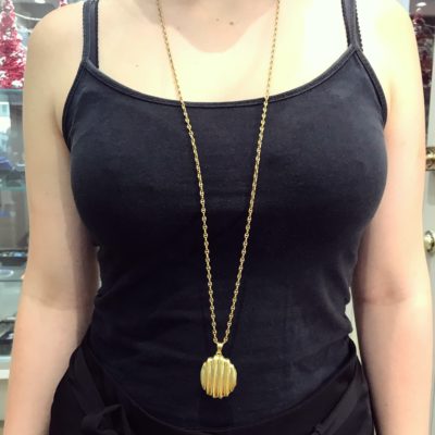 SOLD: Long Victorian anchor-link 18-carat gold chain | Karen Deakin ...