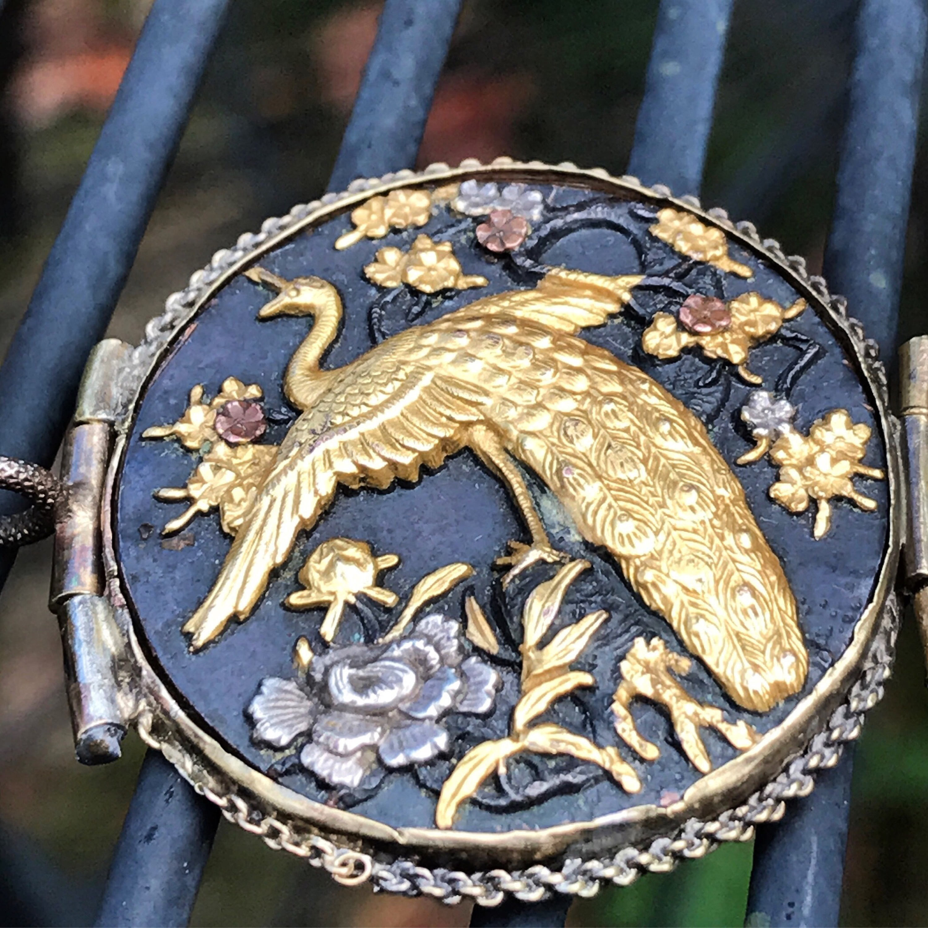 SOLD: Japanese shakudo bracelet, circa 1890 | Karen Deakin Antiques
