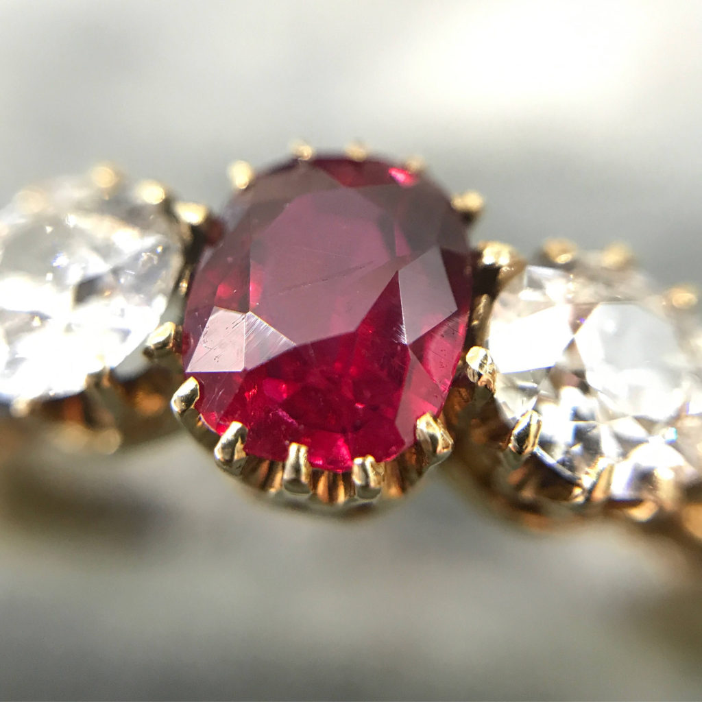 SOLD: Victorian ruby and diamond ring, circa 1880 | Karen Deakin Antiques