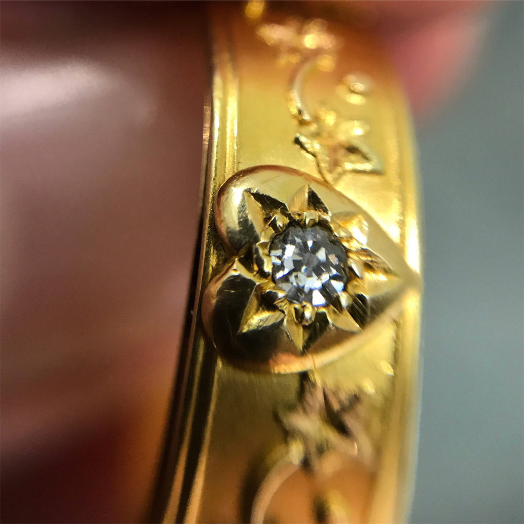 SOLD: Victorian diamond regard ring, hallmarked for Birmingham 1896 ...