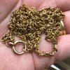 SOLD: Long Victorian anchor-link 18-carat gold chain | Karen Deakin ...