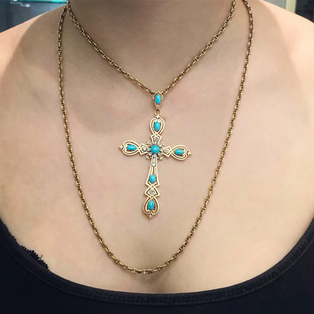 SOLD: Long Victorian anchor-link 18-carat gold chain | Karen Deakin ...