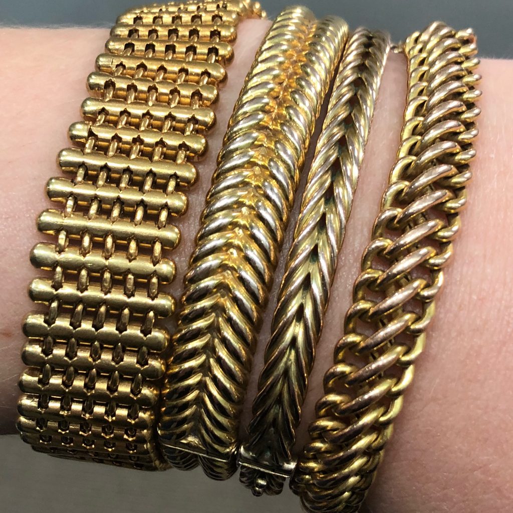 SOLD: Victorian gold 'magic' bangle, circa 1890 | Karen Deakin Antiques