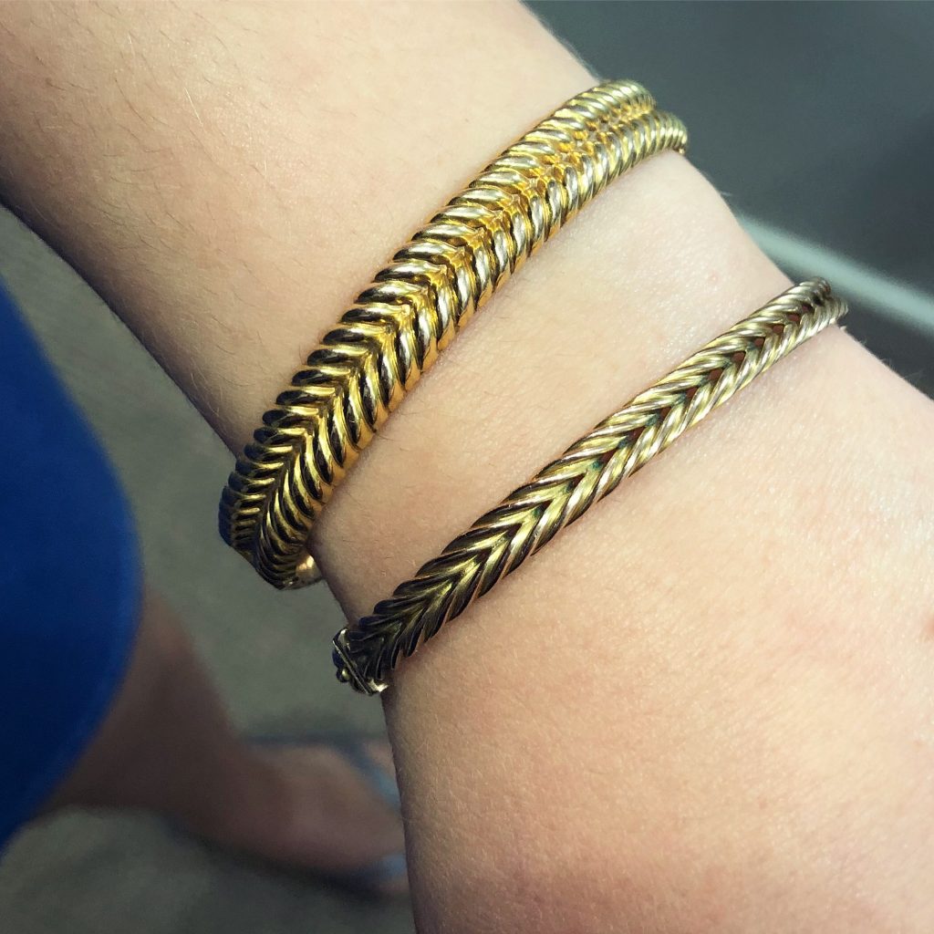 SOLD: Victorian gold 'magic' bangle, circa 1890 | Karen Deakin Antiques