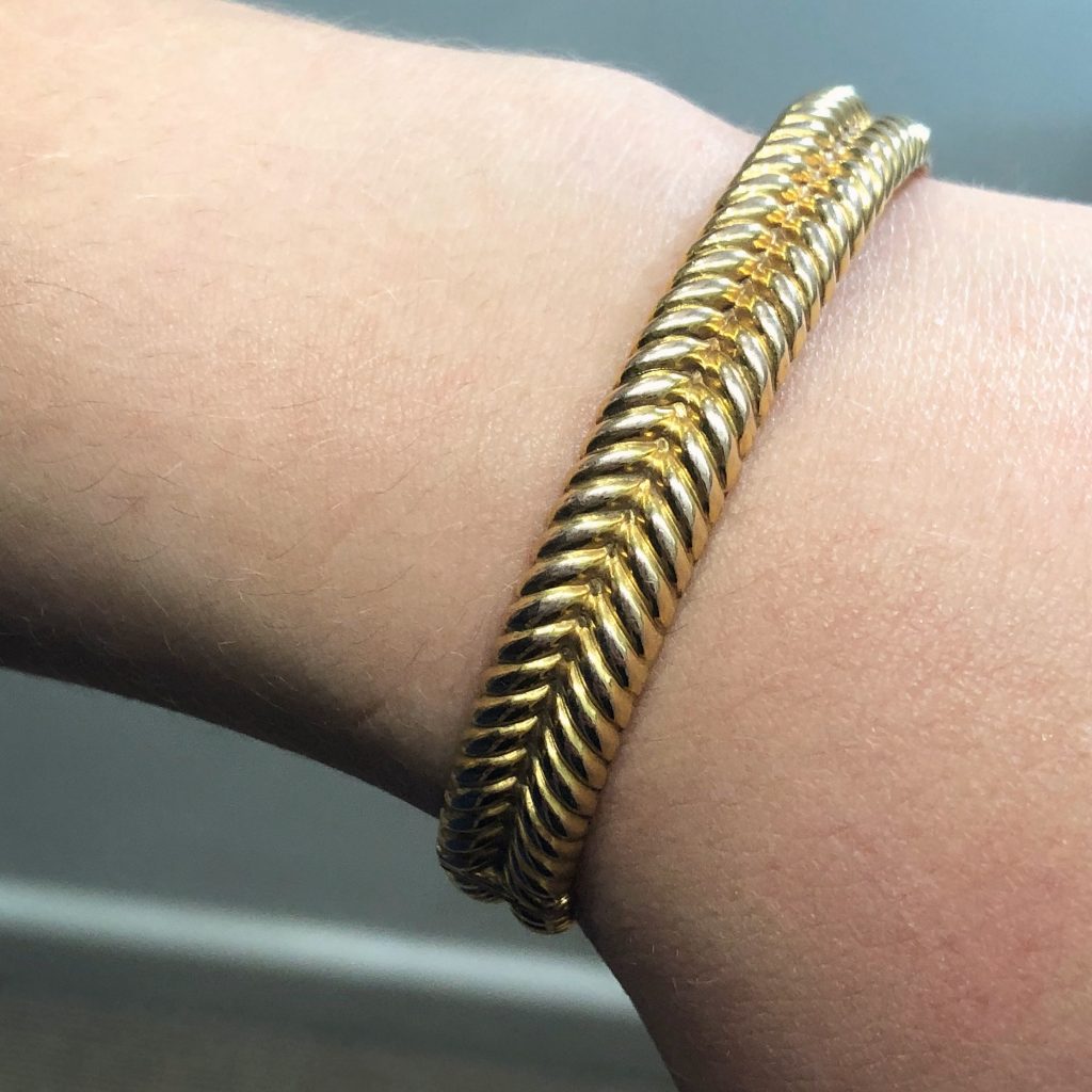 SOLD: Victorian gold 'magic' bangle, circa 1890 | Karen Deakin Antiques