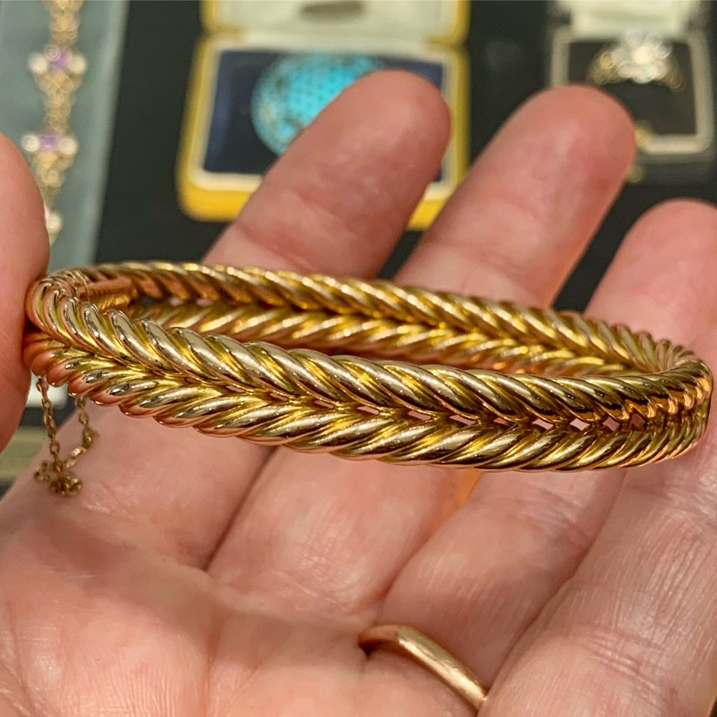 SOLD: Victorian optical illusion 'magic' bangle, circa 1890 | Karen ...