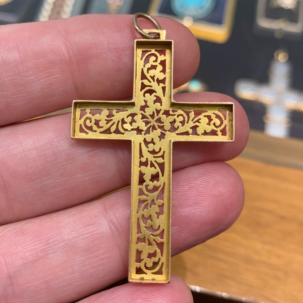 SOLD: Victorian cross with clover design, circa 1900 | Karen Deakin ...