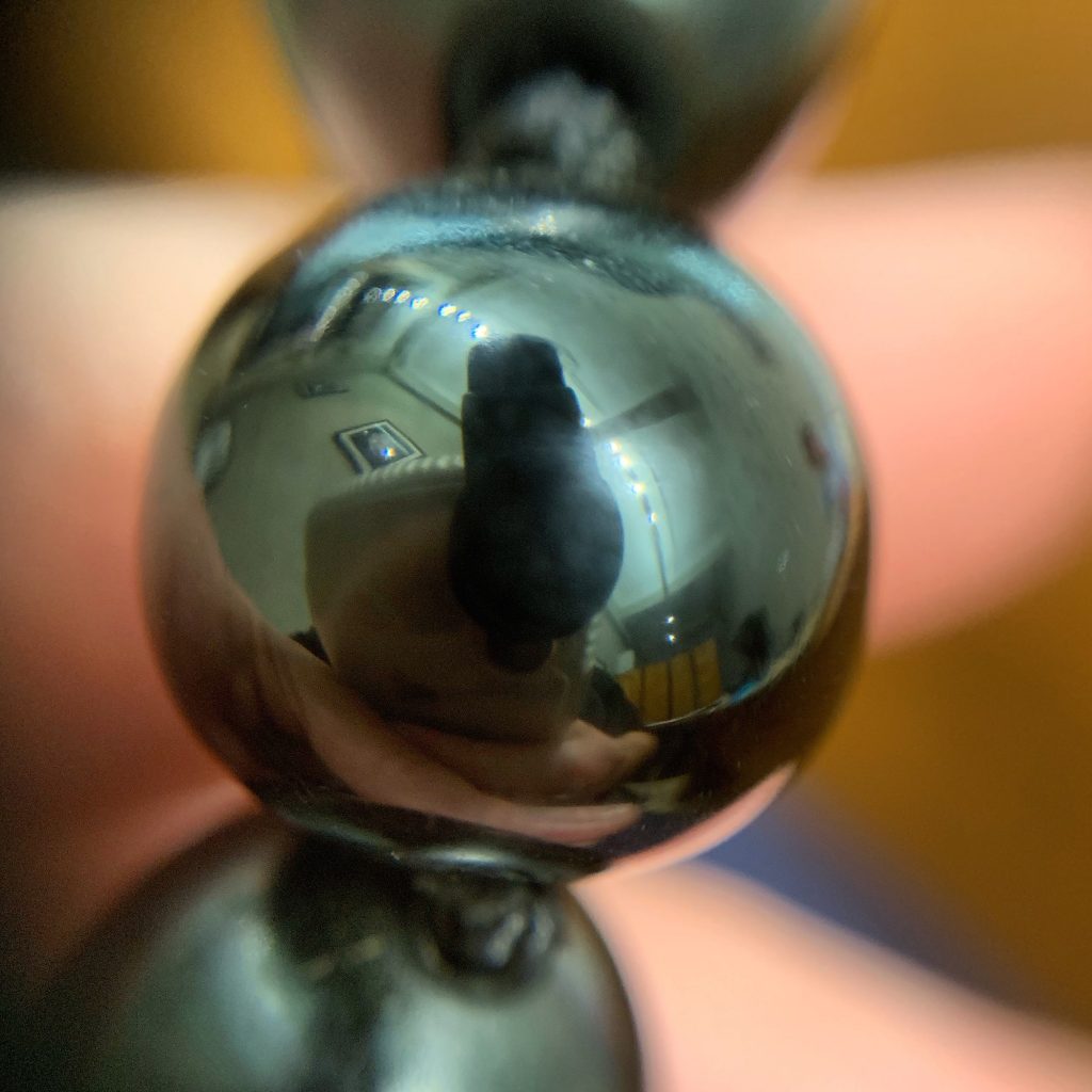 SOLD: Whitby jet beads with a gold clasp, 26 inches, 19th century ...