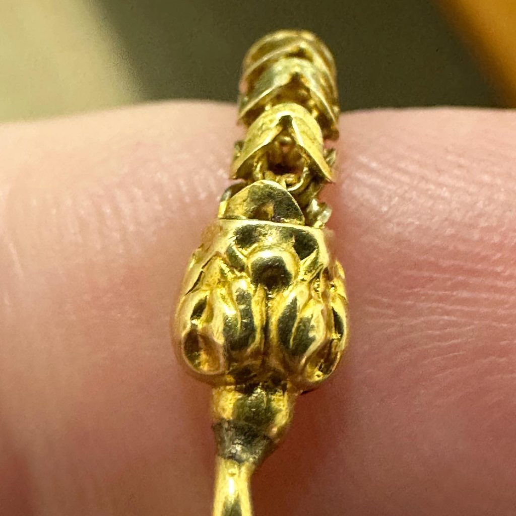 SOLD: Victorian snake link chain with knot detail, circa 1875 | Karen ...
