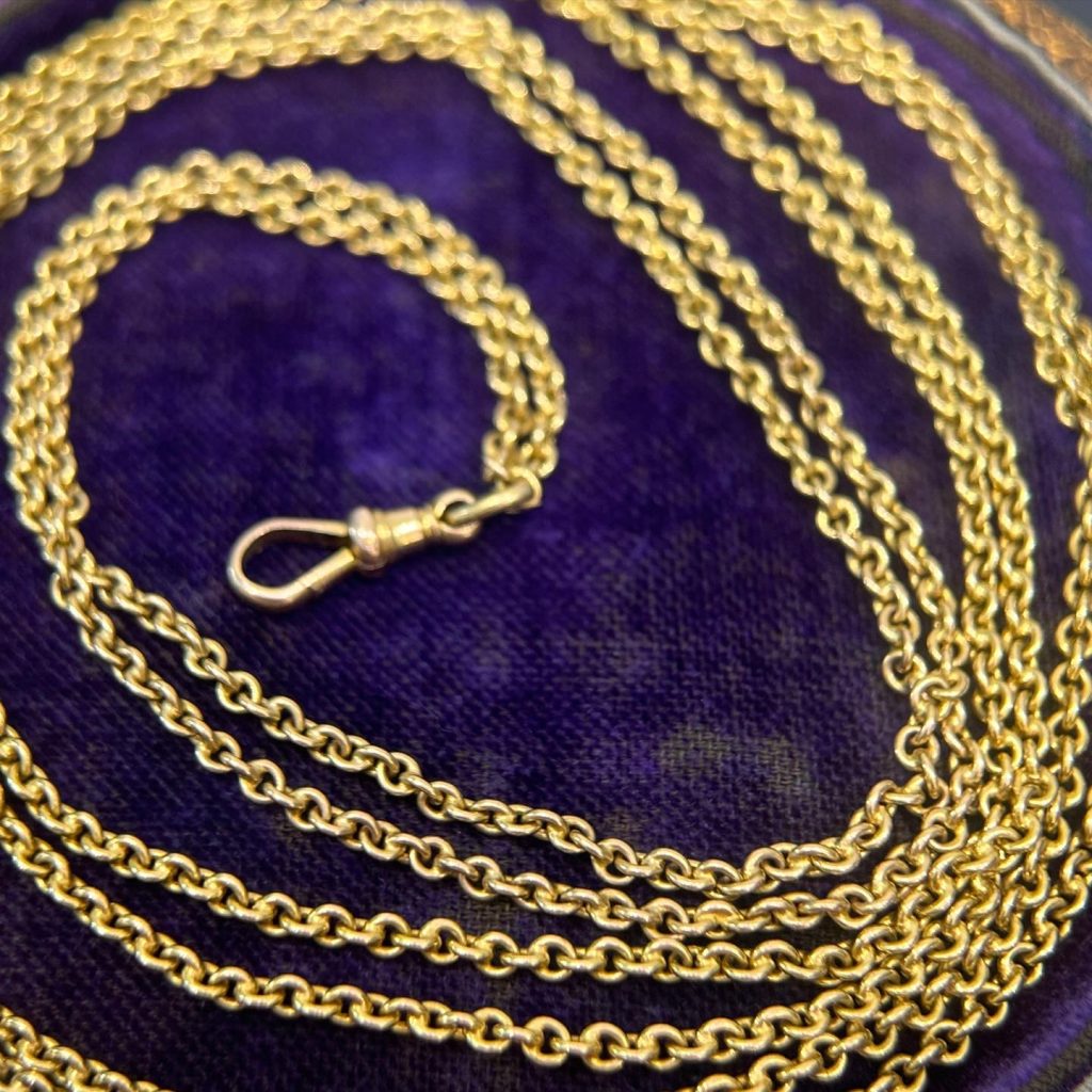SOLD: Victorian 15-carat gold guard chain, circa 1900 | Karen Deakin ...