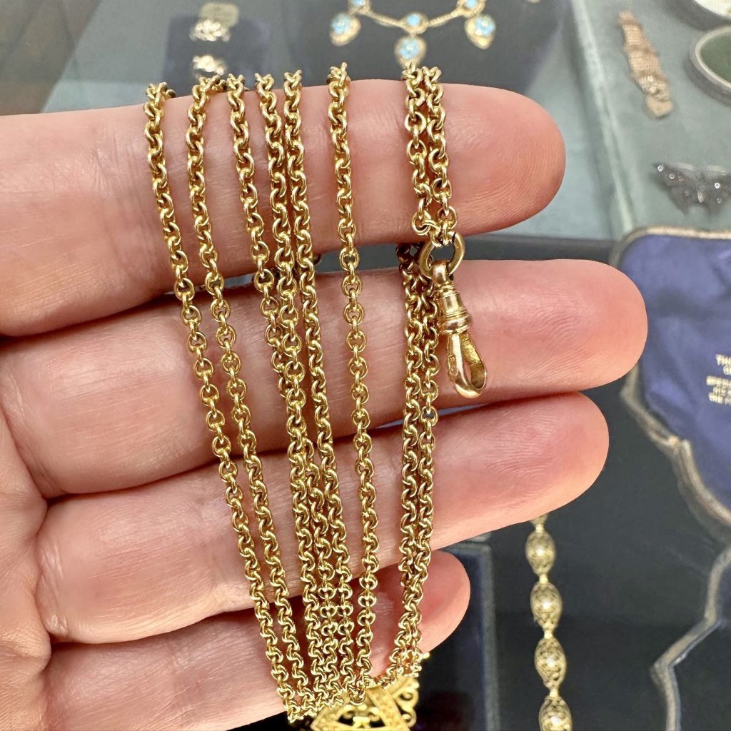 SOLD: Victorian 15-carat gold guard chain, circa 1900 | Karen Deakin ...