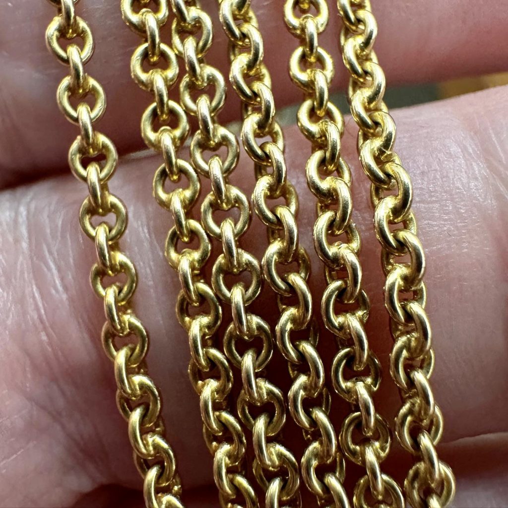 SOLD: Victorian 15-carat gold guard chain, circa 1900 | Karen Deakin ...