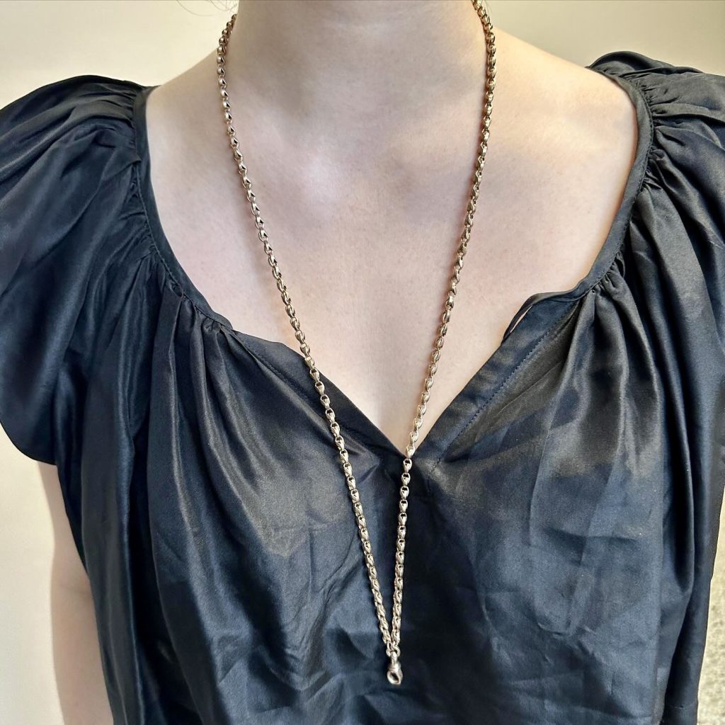 SOLD: Victorian rose gold tulip link chain, circa 1890 | Karen Deakin ...
