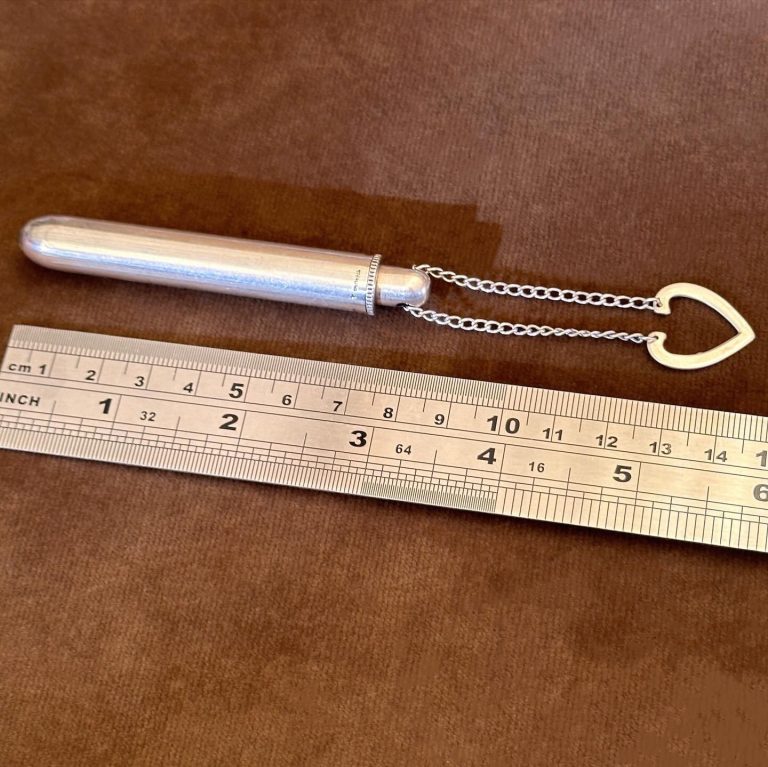 Tiffany sterling silver flashlight, circa 1960s | Karen Deakin Antiques
