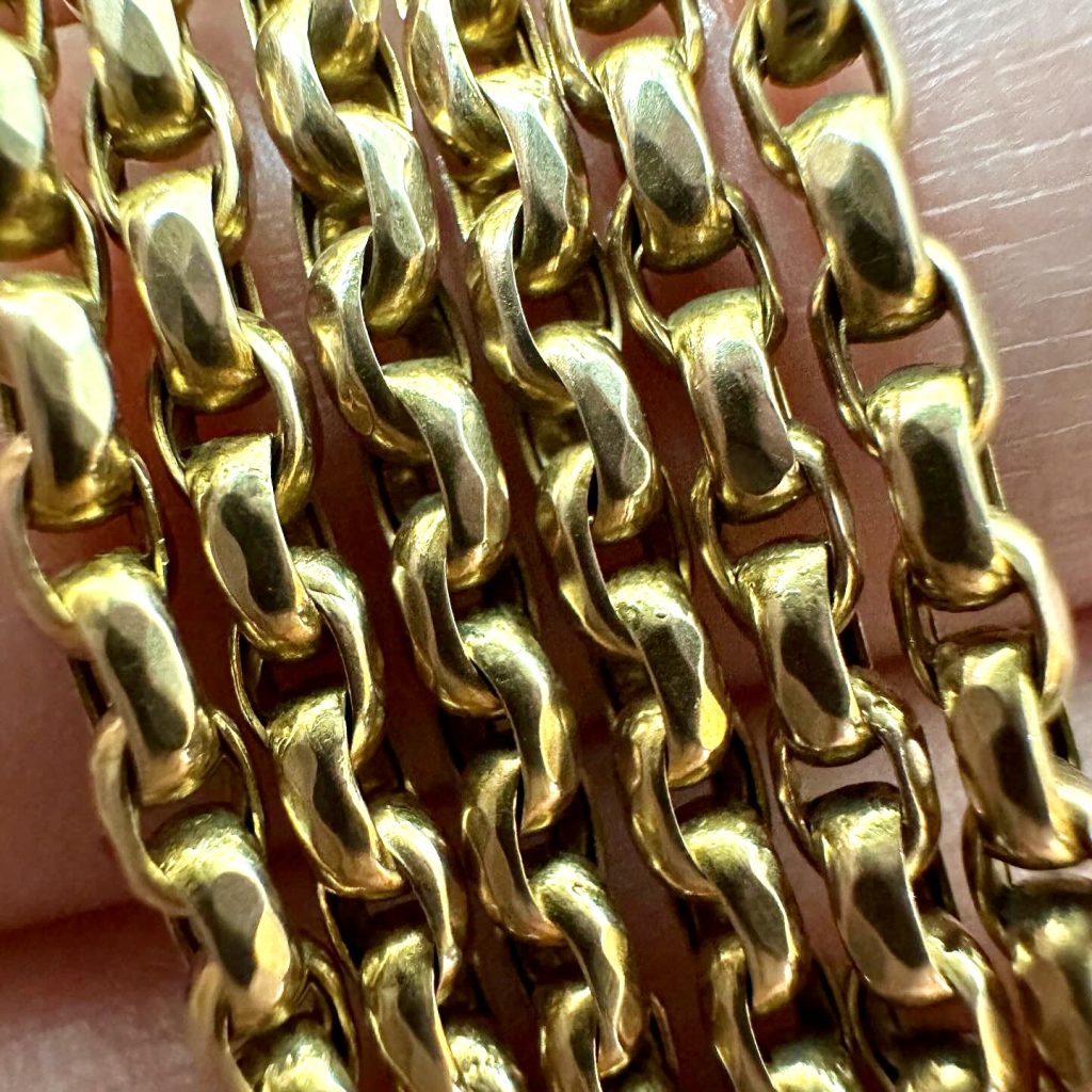 SOLD: Victorian gold guard chain, circa 1890 | Karen Deakin Antiques